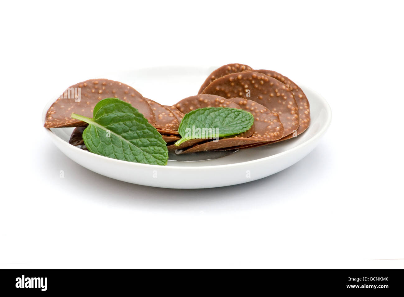 Mint flavour herb Cut Out Stock Images & Pictures - Alamy