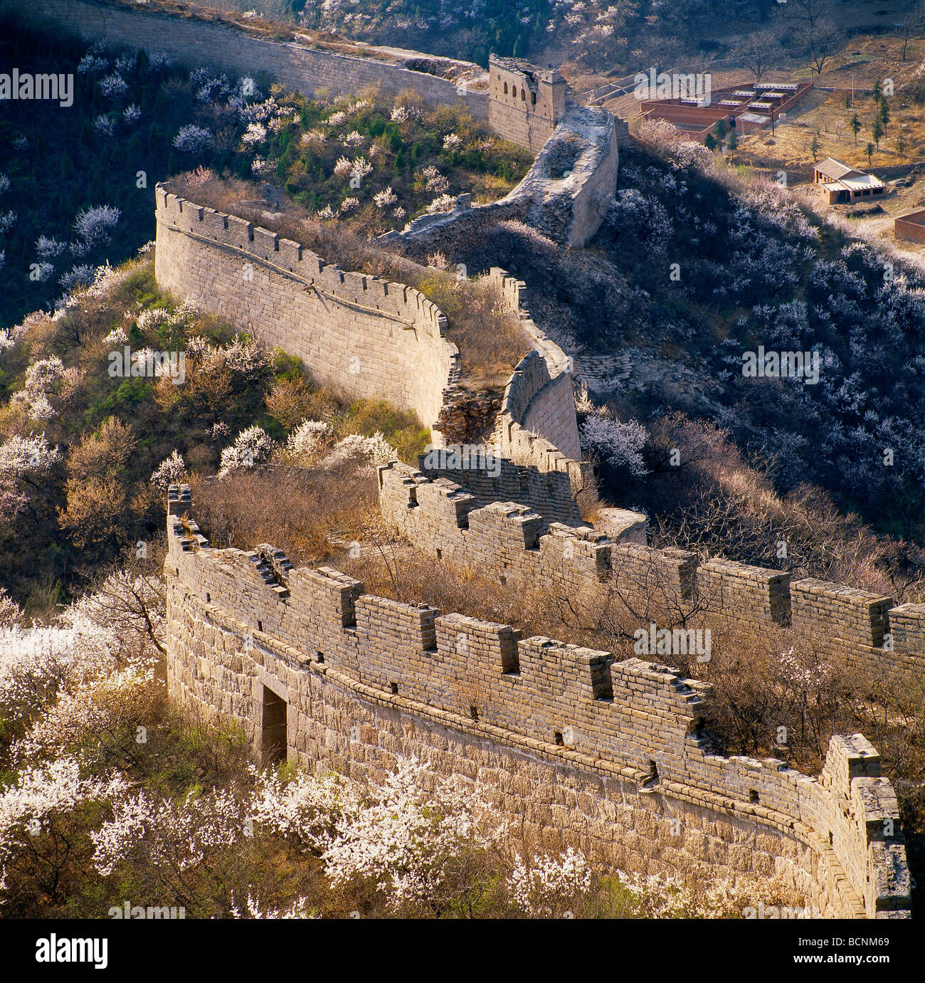 Badaling Great Wall in spring, Yanqing, Beijing, China Stock Photo - Alamy