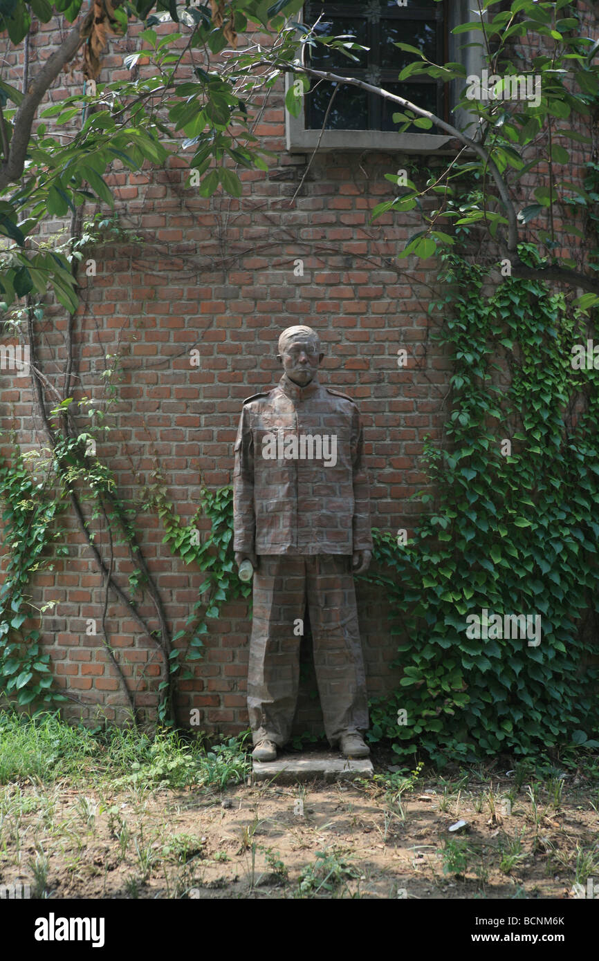 A brick statue in the 798 Art Factory, Beijing, China Stock Photo - Alamy