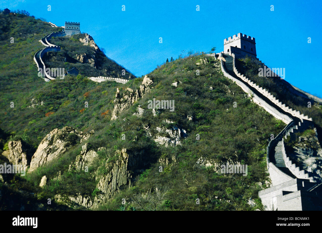 Juyong Pass Great Wall, Changping County, Beijing, China Stock Photo ...