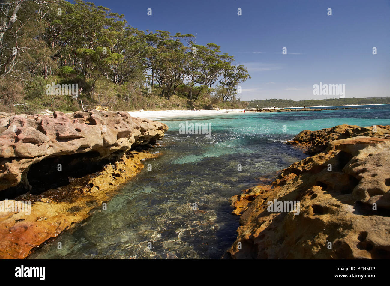 Beach at Bristol Point near Green Patch Beach Booderee National Park ...