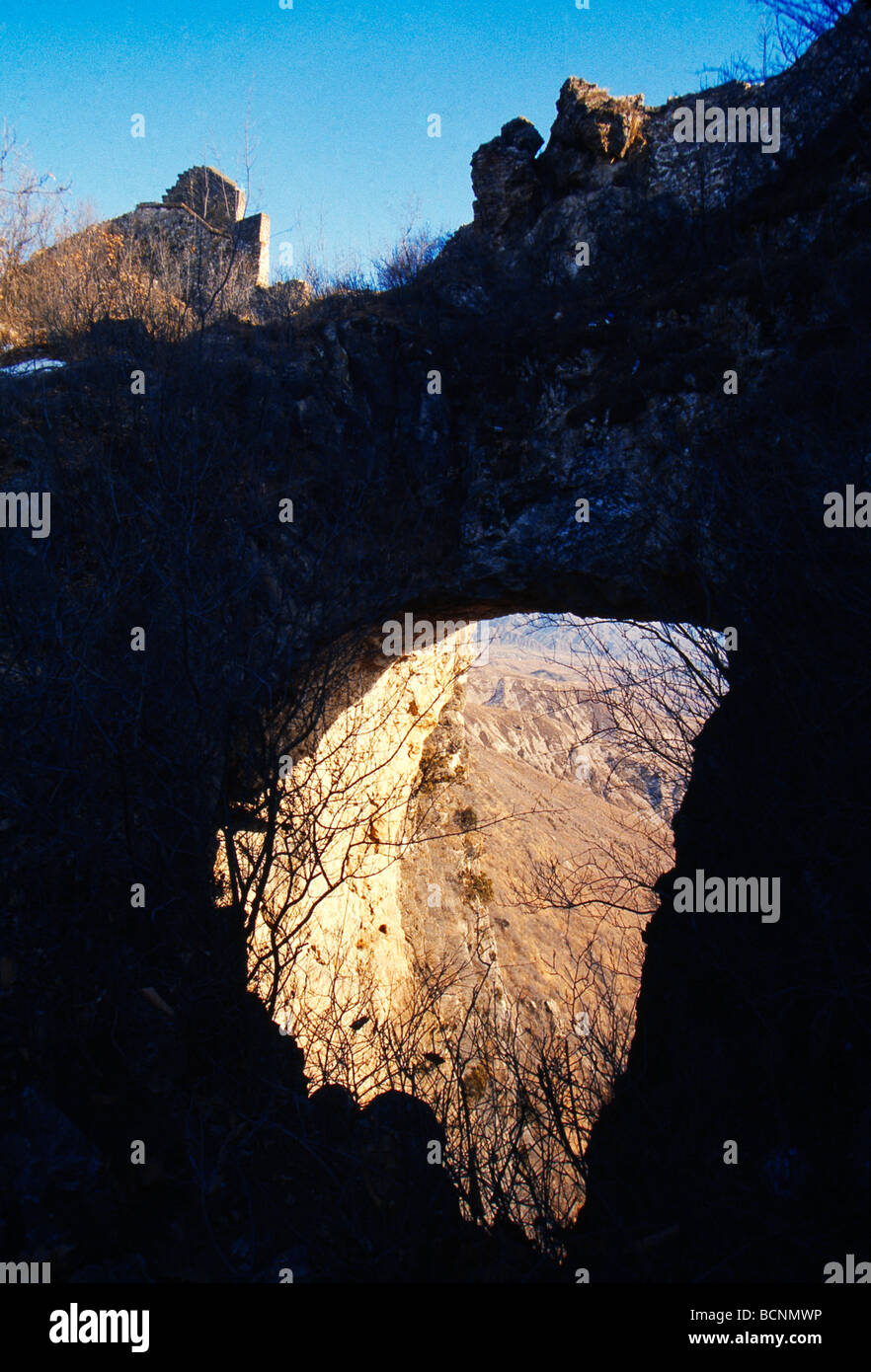 Heaven Bridge, Simatai Great Wall, Miyun County, Beijing, China Stock ...