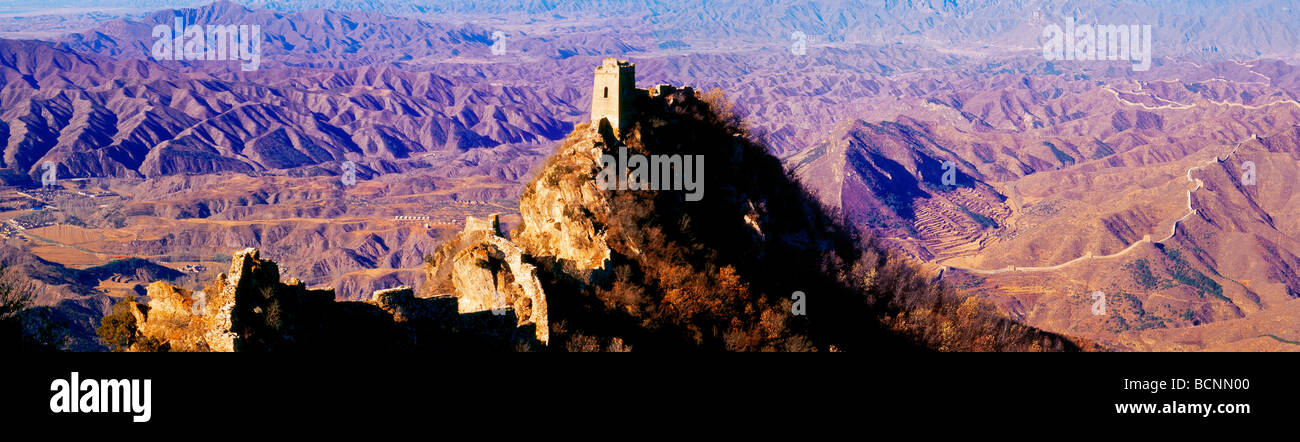 Great wall of china simatai fairy tower hi-res stock photography and ...