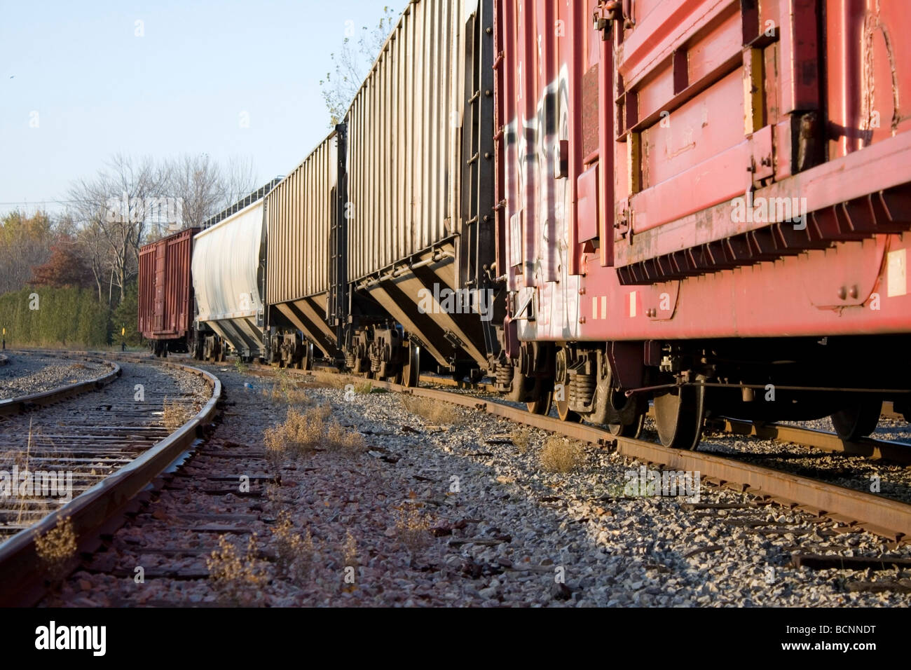 Cargo train railway hi-res stock photography and images - Alamy