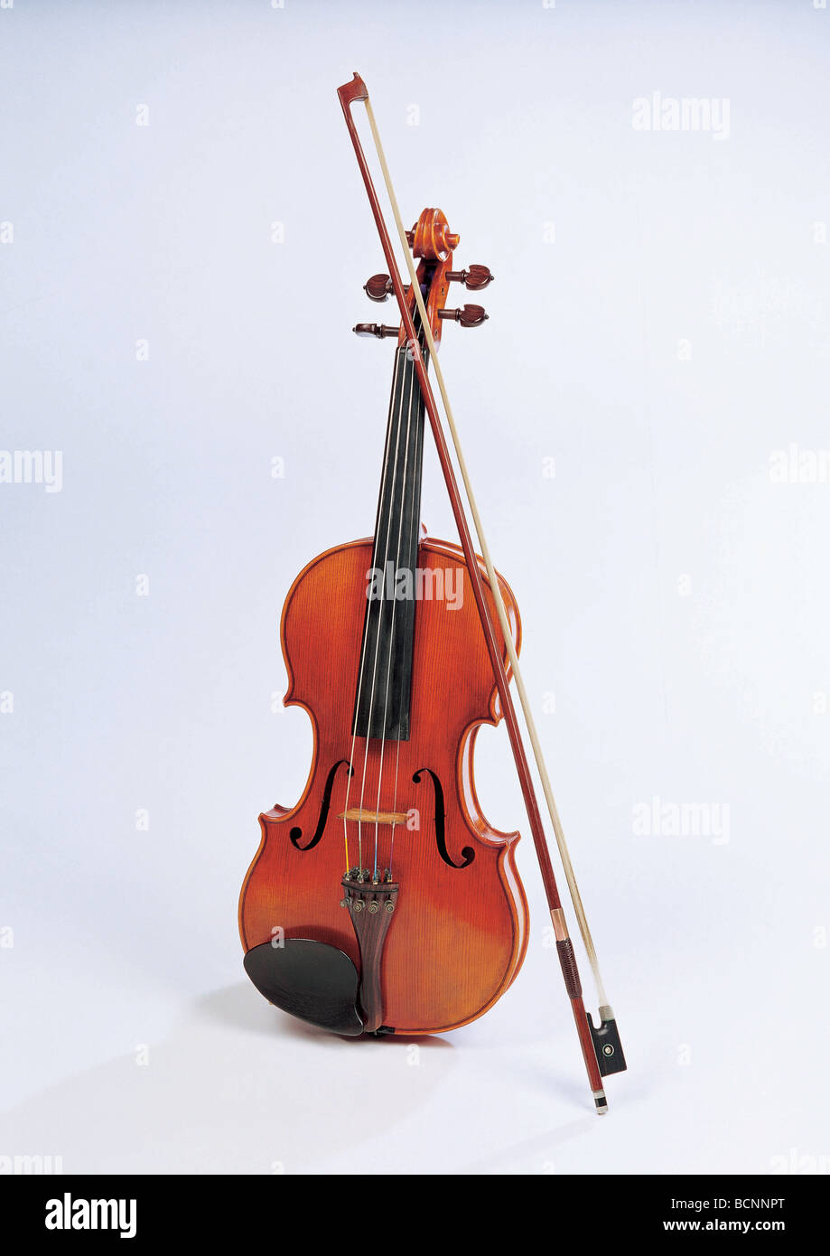 Violin on white Stock Photo - Alamy