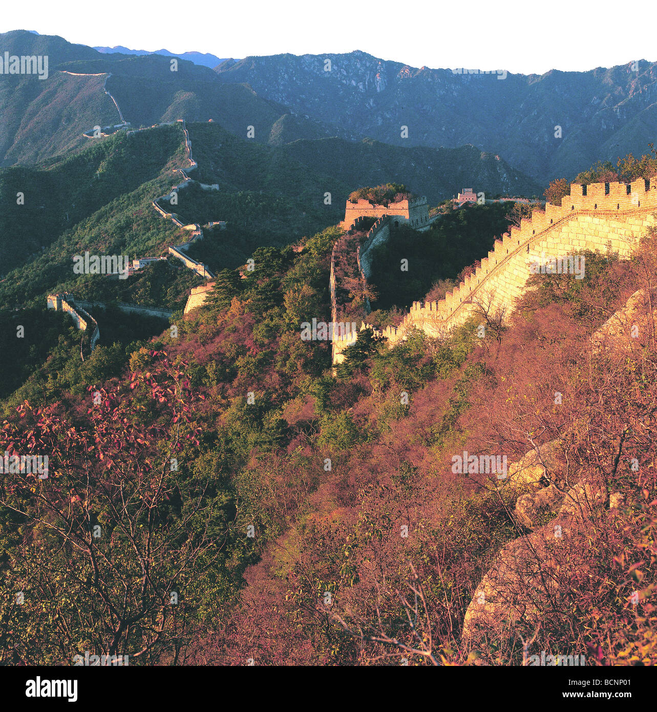 Mutianyu Great Wall, Huairou County, Beijing, China Stock Photo - Alamy