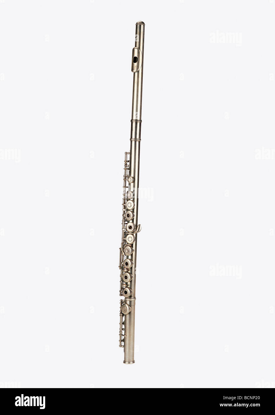 Silver flute Cut Out Stock Images & Pictures - Alamy