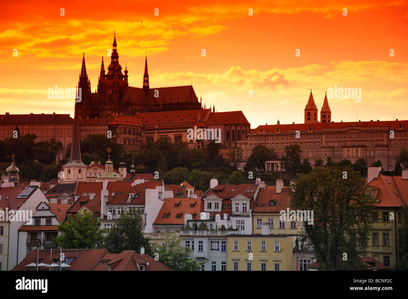 Hradcany castle in Prague, Czech Republic Stock Photo - Alamy