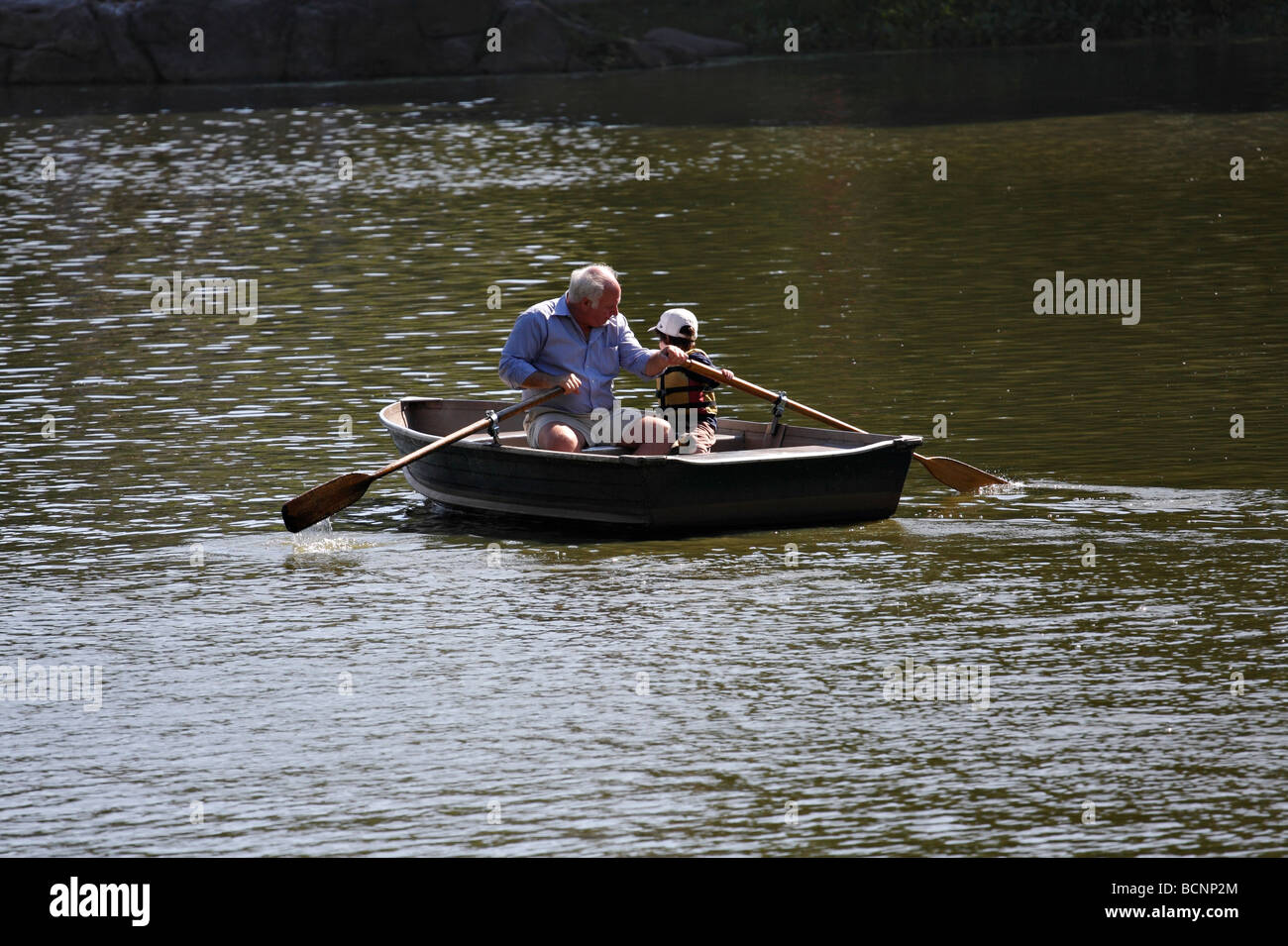 Rowboat people hi-res stock photography and images - Alamy