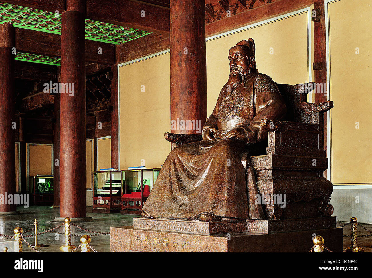The Statue of Ming Chengzu Zhu Li Ming Dynasty in Changling of Ming ...