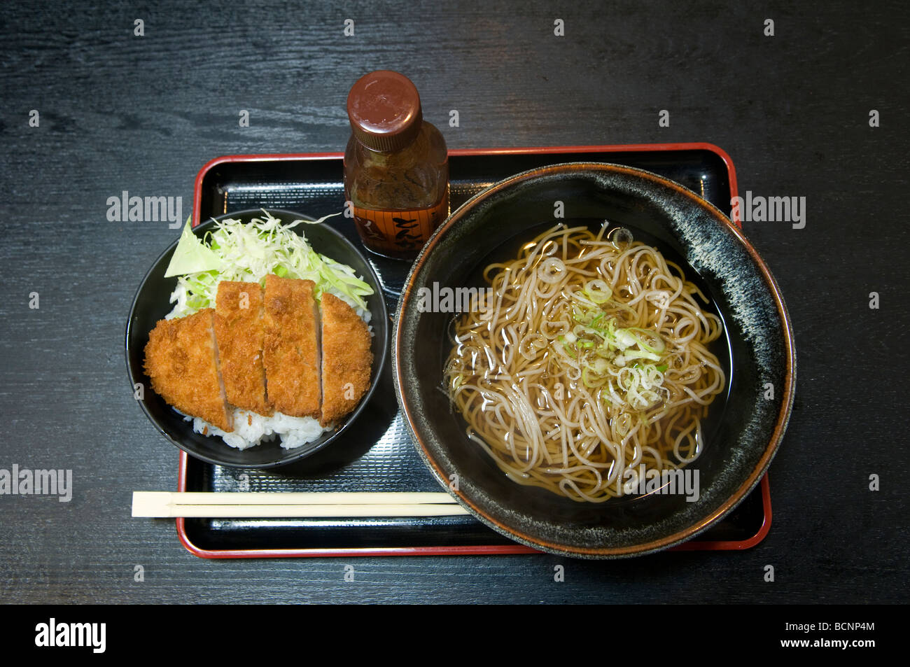 Traditional lunch meal served in a restaurant in Tokyo Japan Stock ...