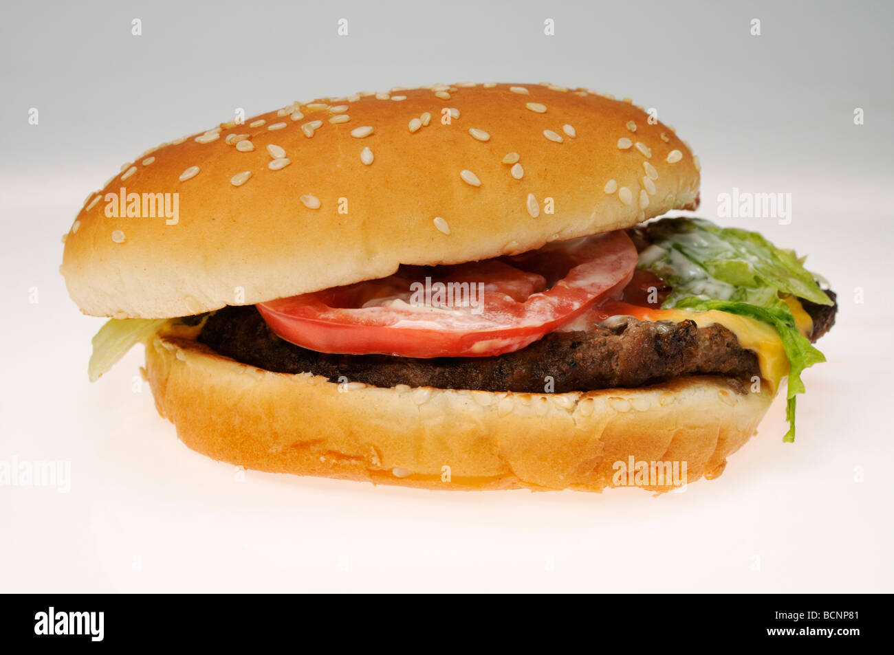 Close up of Burger King Whopper burger Stock Photo - Alamy