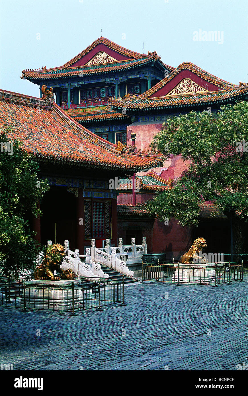 Courtyard of Forbidden City, Beijing, China Stock Photo - Alamy