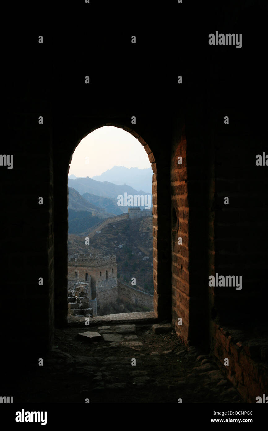 Great wall of china tower interior hi-res stock photography and images ...