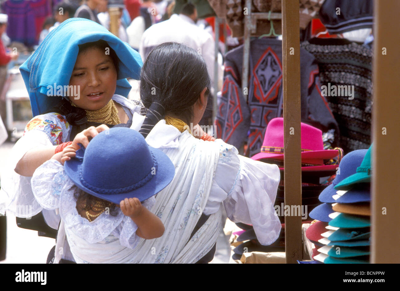 otavalo market ecuador Stock Photo - Alamy