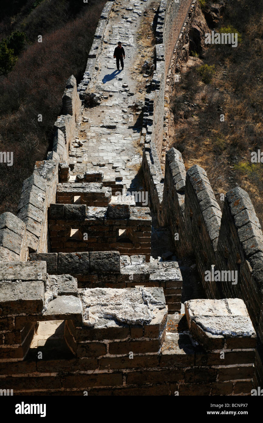 A series of fending walls as part of military defense system ...