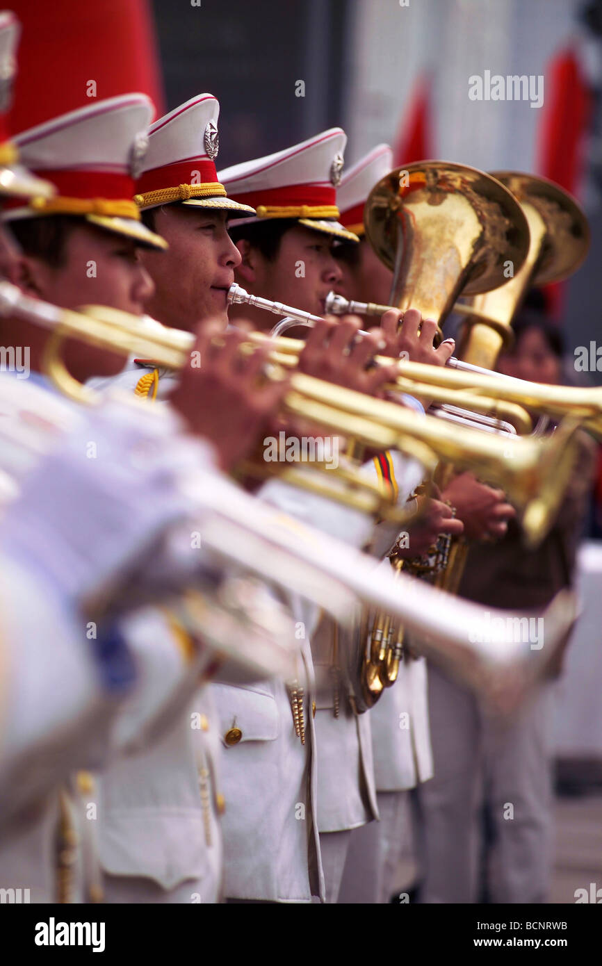 Members chinese military band perform hi-res stock photography and ...