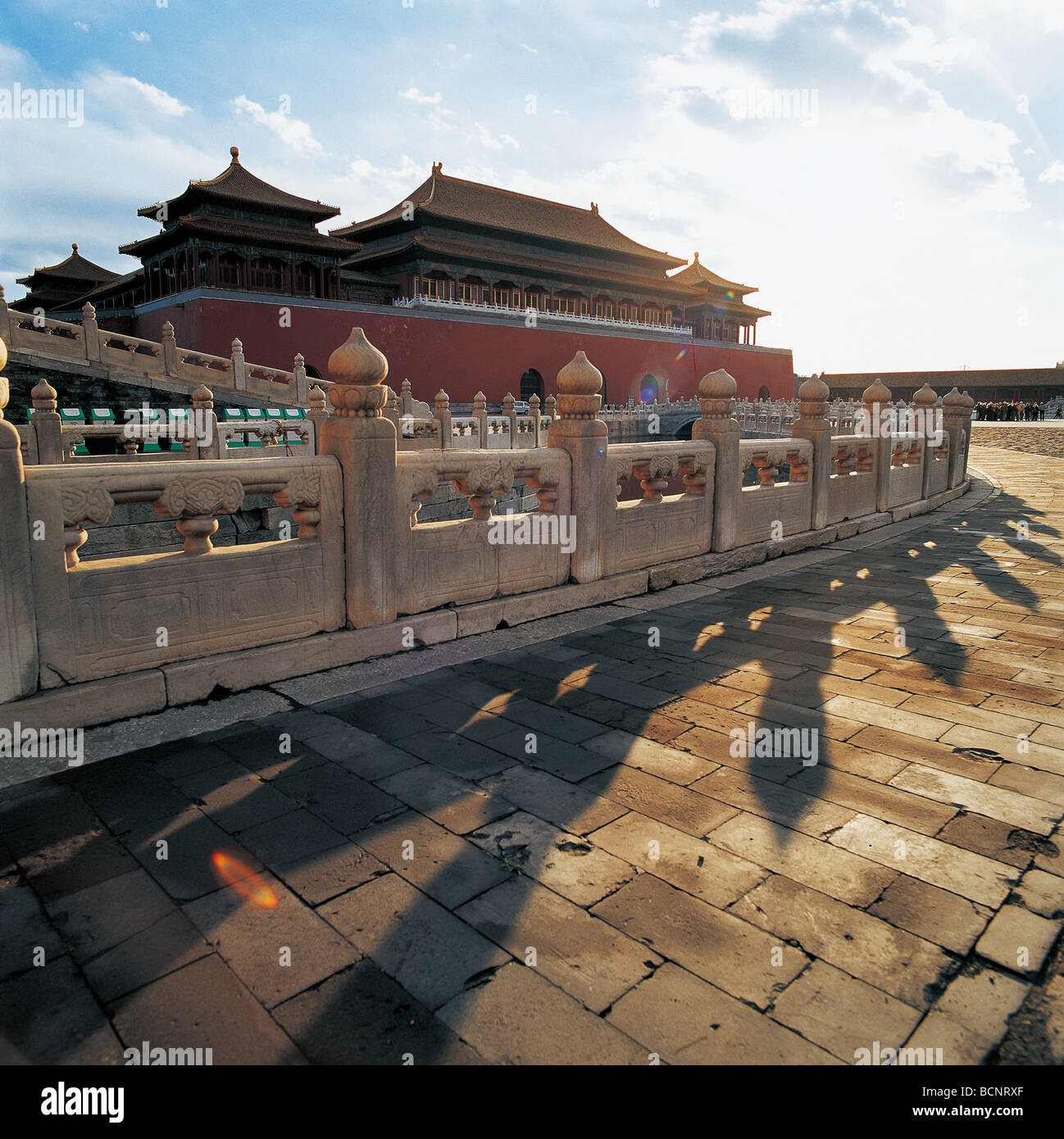 Meridian Gate in Forbidden City, Beijing, China Stock Photo - Alamy