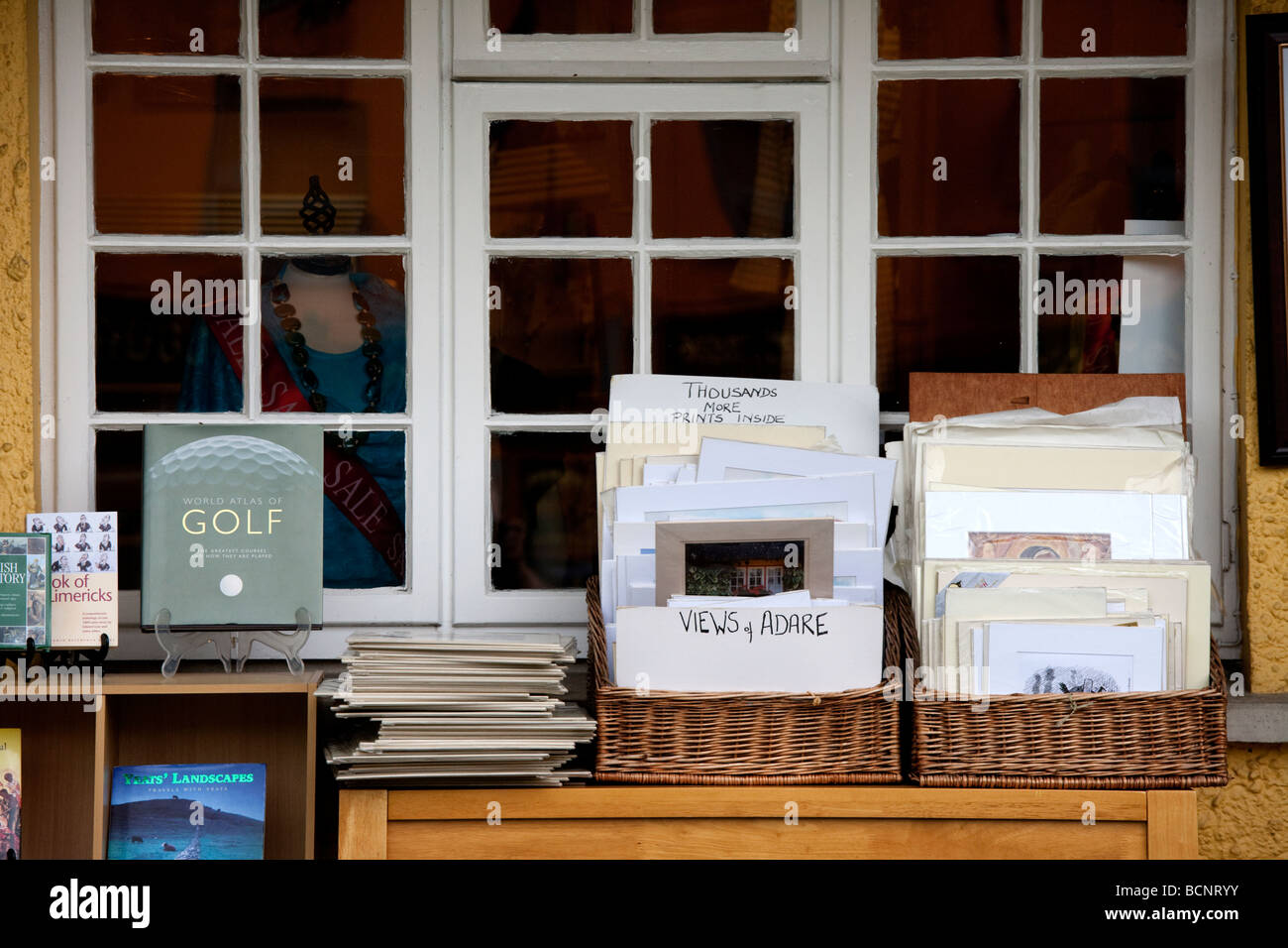 Antique Shop Front in Adare Village, Ireland Stock Photo - Alamy