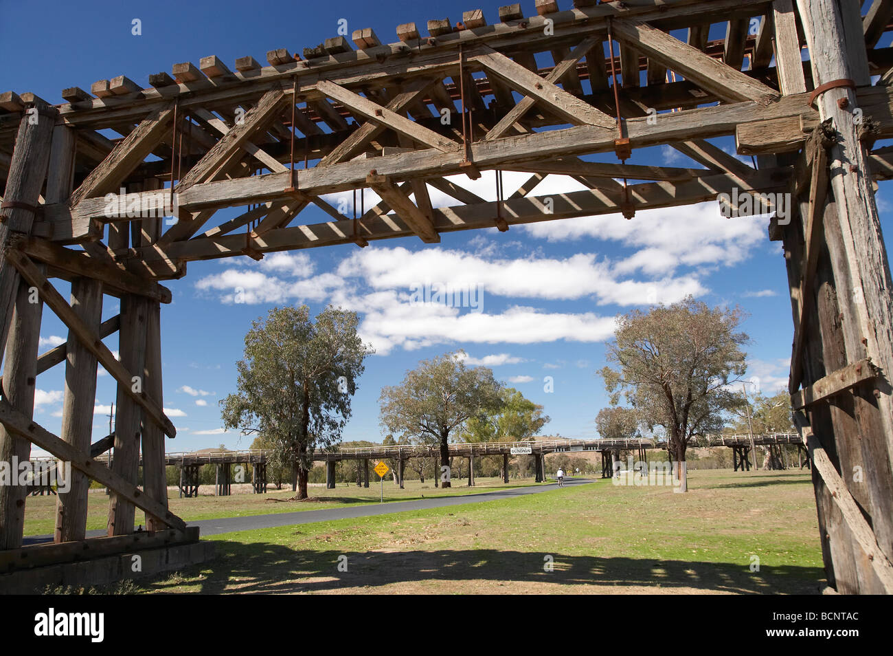 Historic Timber Railway Bridge 1903 and Prince Alfred Bridge Viaduct ...