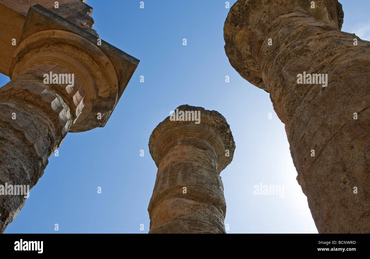 Libya archaeological site of Cyrene the Zeus temple Stock Photo - Alamy