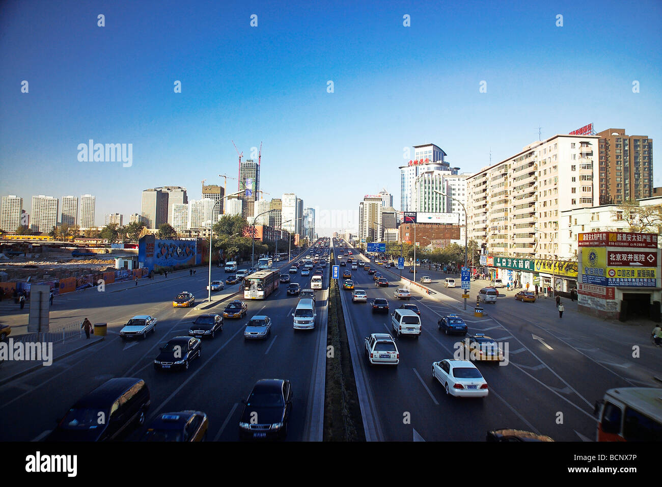Guomao Bridge on Second Ring Road, Beijing, China Stock Photo - Alamy