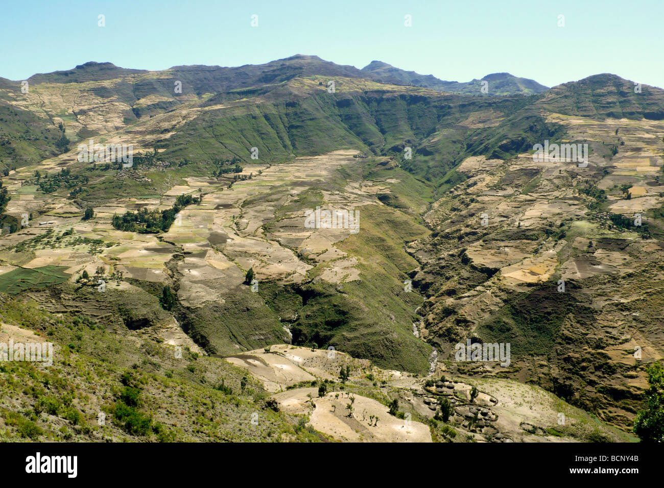 ethiopia ethiopian plateau Stock Photo - Alamy