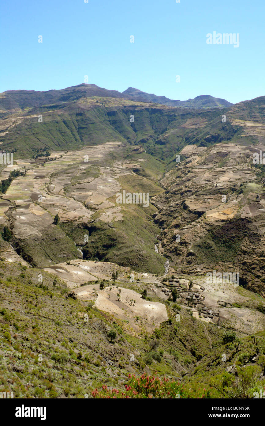 ethiopia ethiopian plateau Stock Photo - Alamy