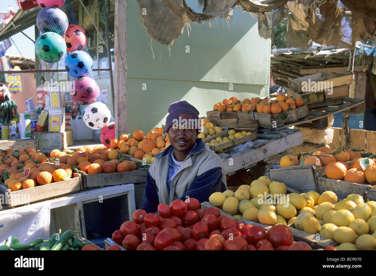 libya fruits market brak Stock Photo - Alamy