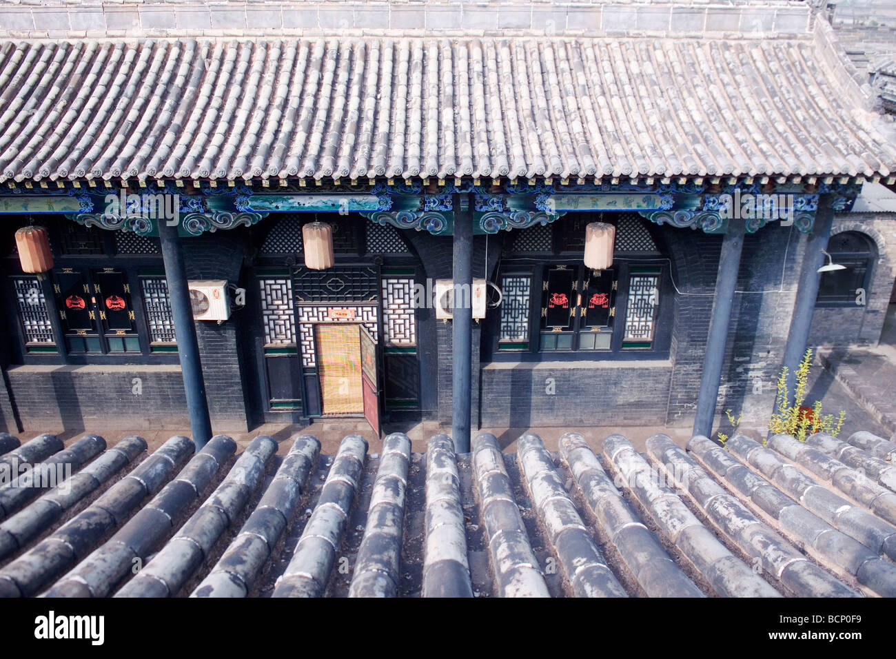 Traditional courtyard house, Pingyao, Shanxi Province, China Stock ...