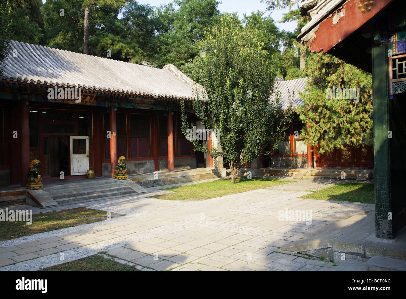 Courtyard in the Summer Palace, Beijing, China Stock Photo - Alamy