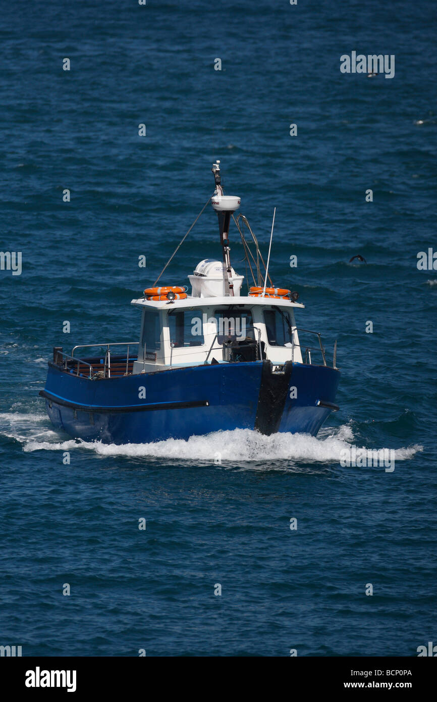 Dale Princess returning to Skomer to collect tourists Stock Photo - Alamy