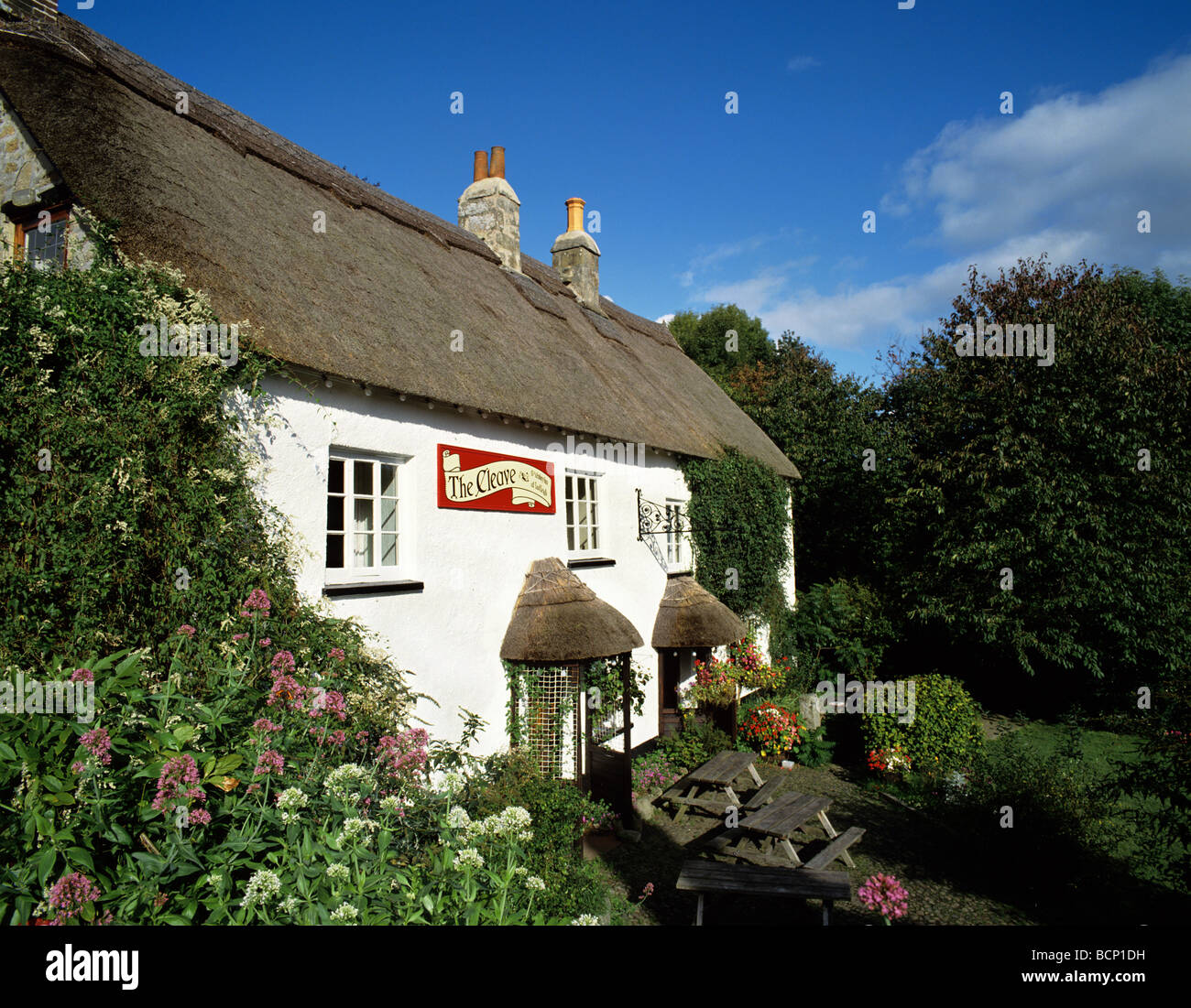 "The Cleave" - 15th century inn in the village of Lustleigh on Dartmoor ...
