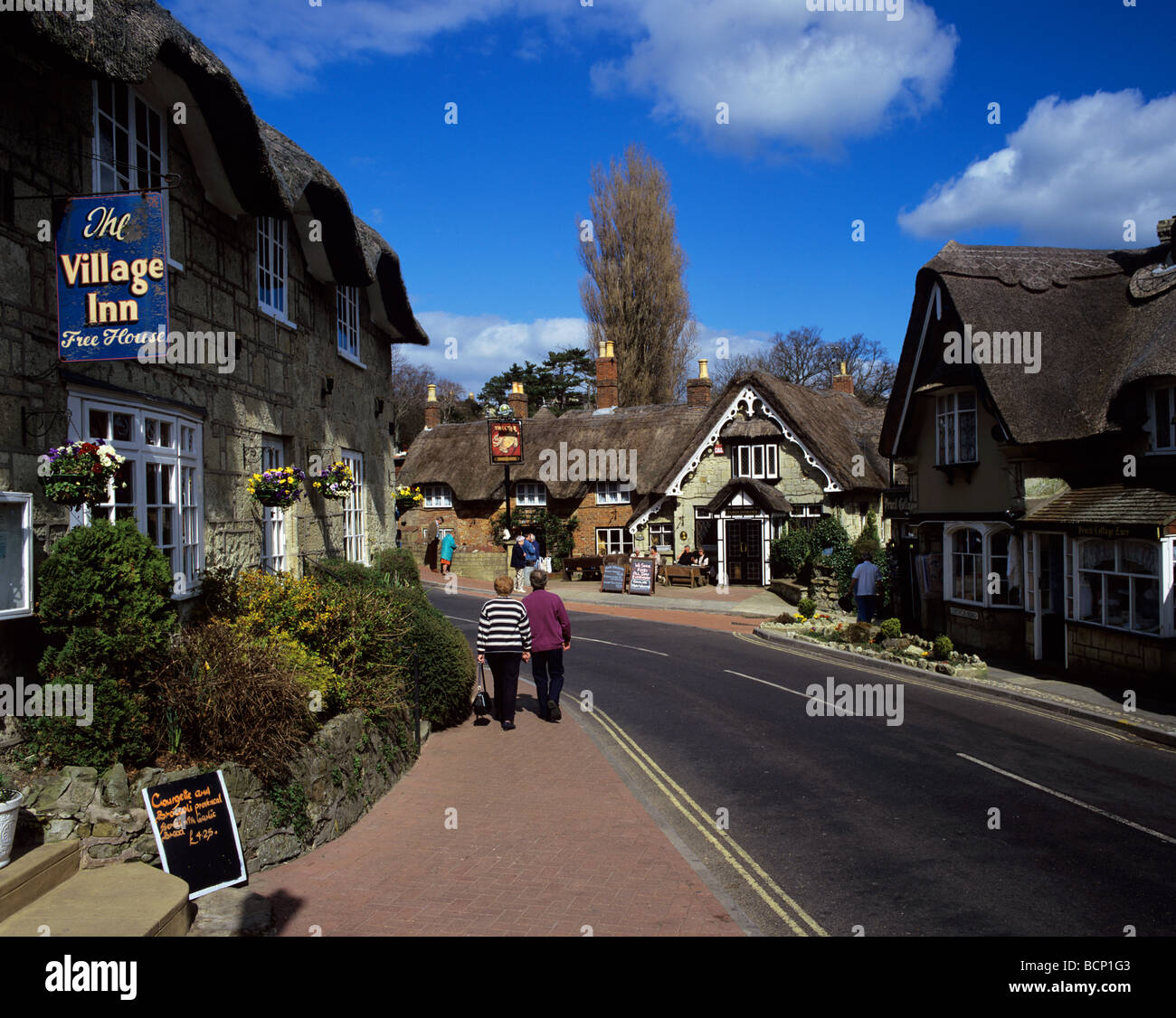The Village Inn and the Crab Inn in the Isle of Wight town of Shanklin ...