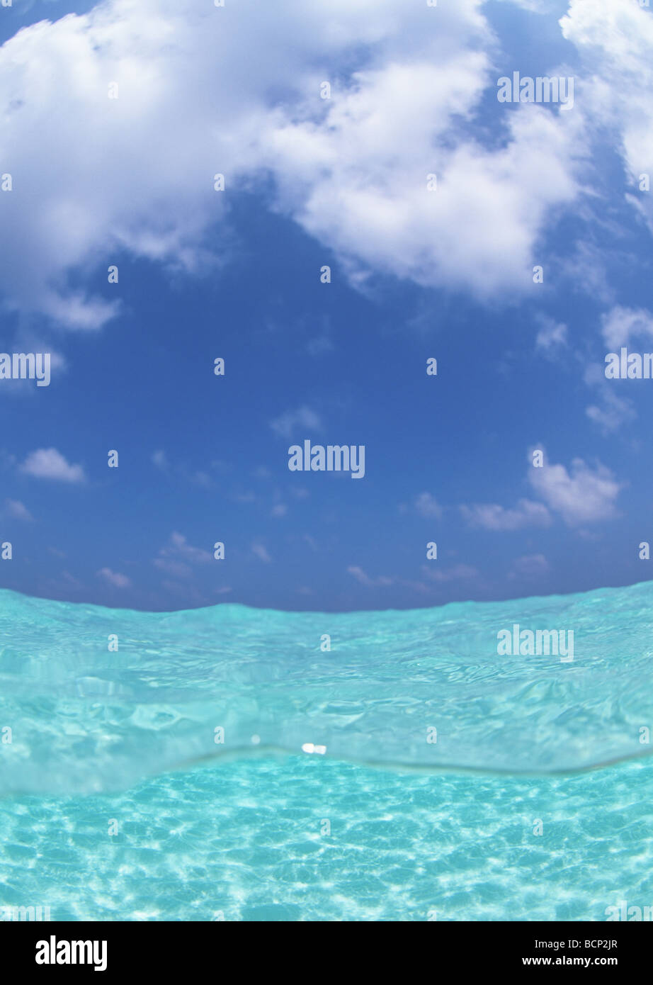 Blue sky and sea Stock Photo - Alamy
