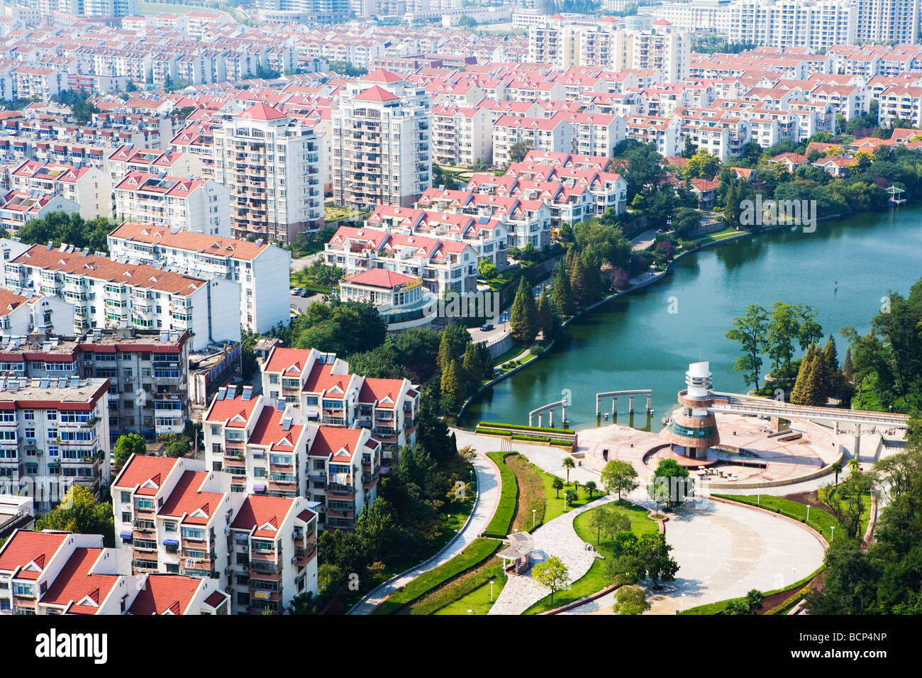 City view of Hefei, Anhui Province, China Stock Photo, Royalty Free ...