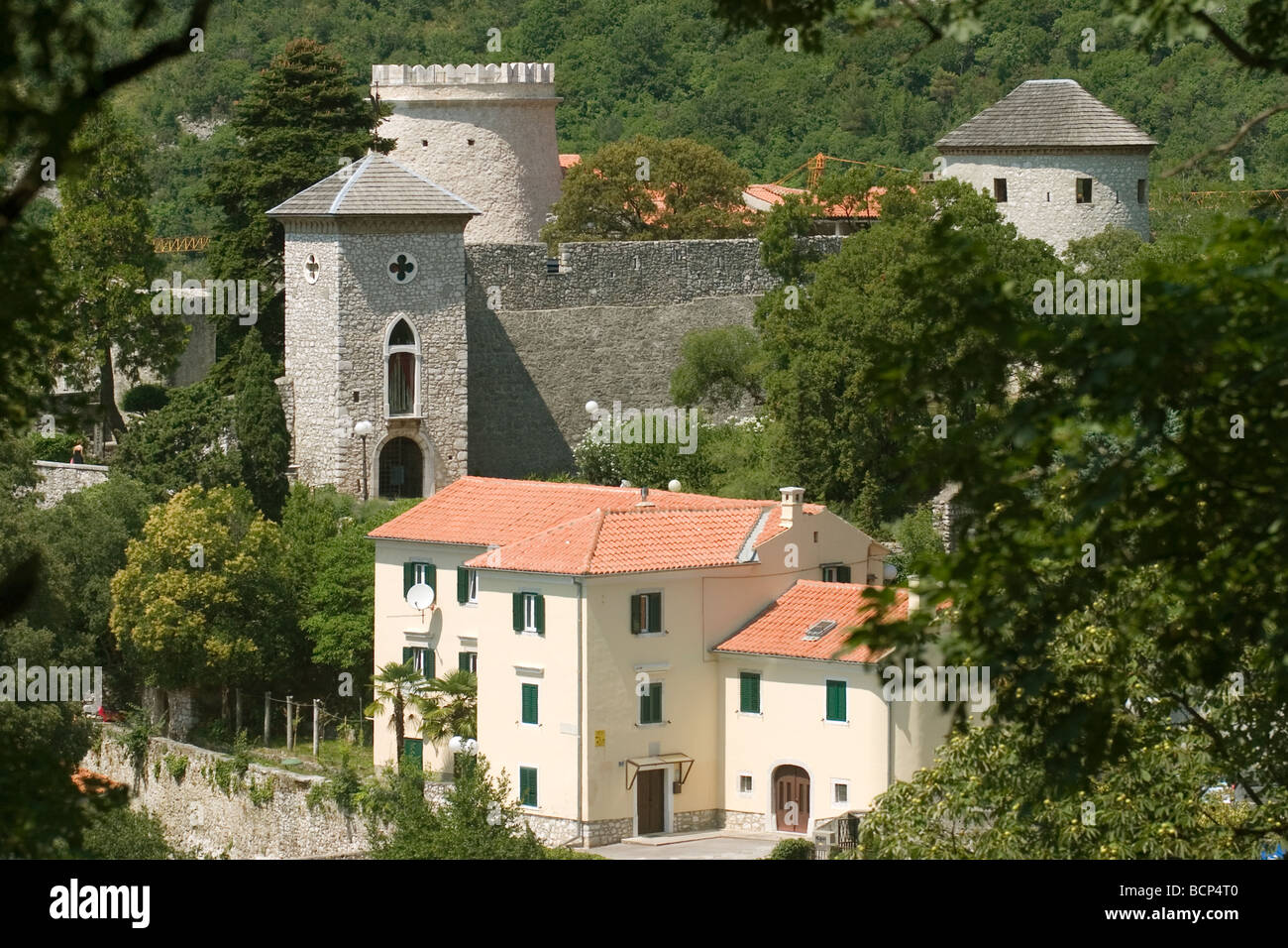 Croatia Rijeka Trsat castle Stock Photo - Alamy