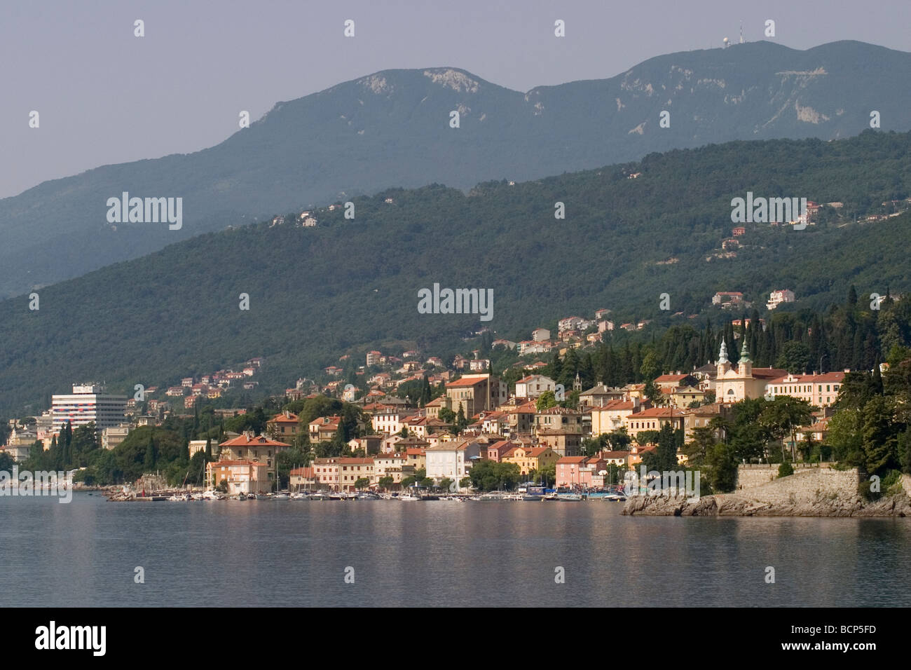 Croatia Kvarner Riviera Opatija, Volosco & Mount Ucka Stock Photo - Alamy