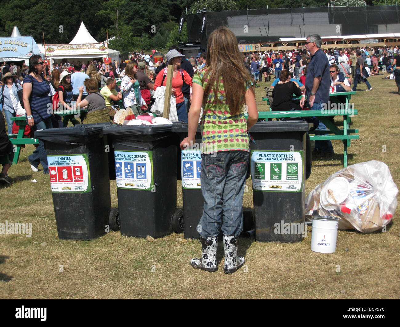 girl recycling at Latitude Stock Photo - Alamy