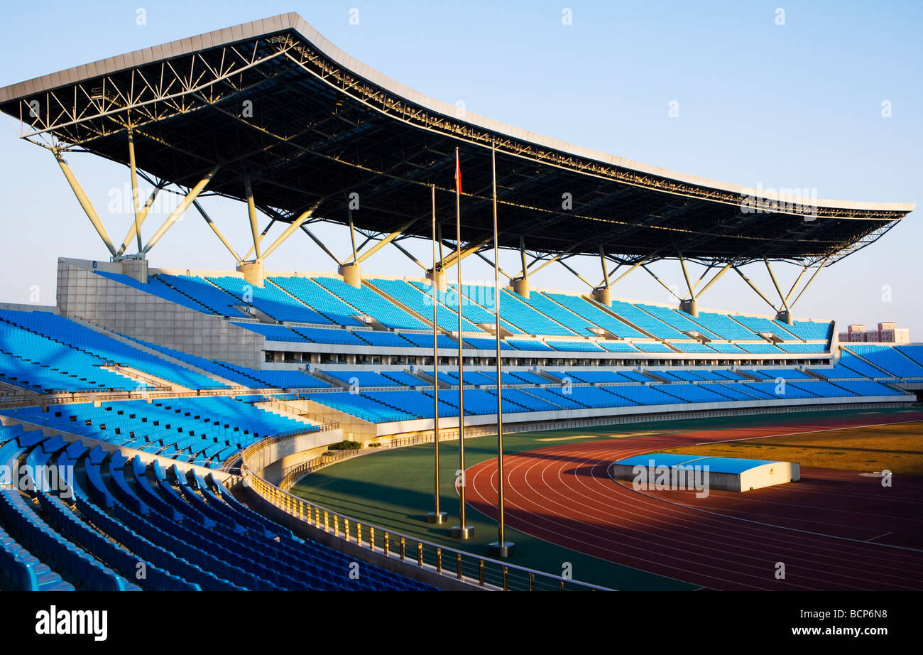 Inside of Hefei Stadium, Hefei, Anhui Province, China Stock Photo - Alamy