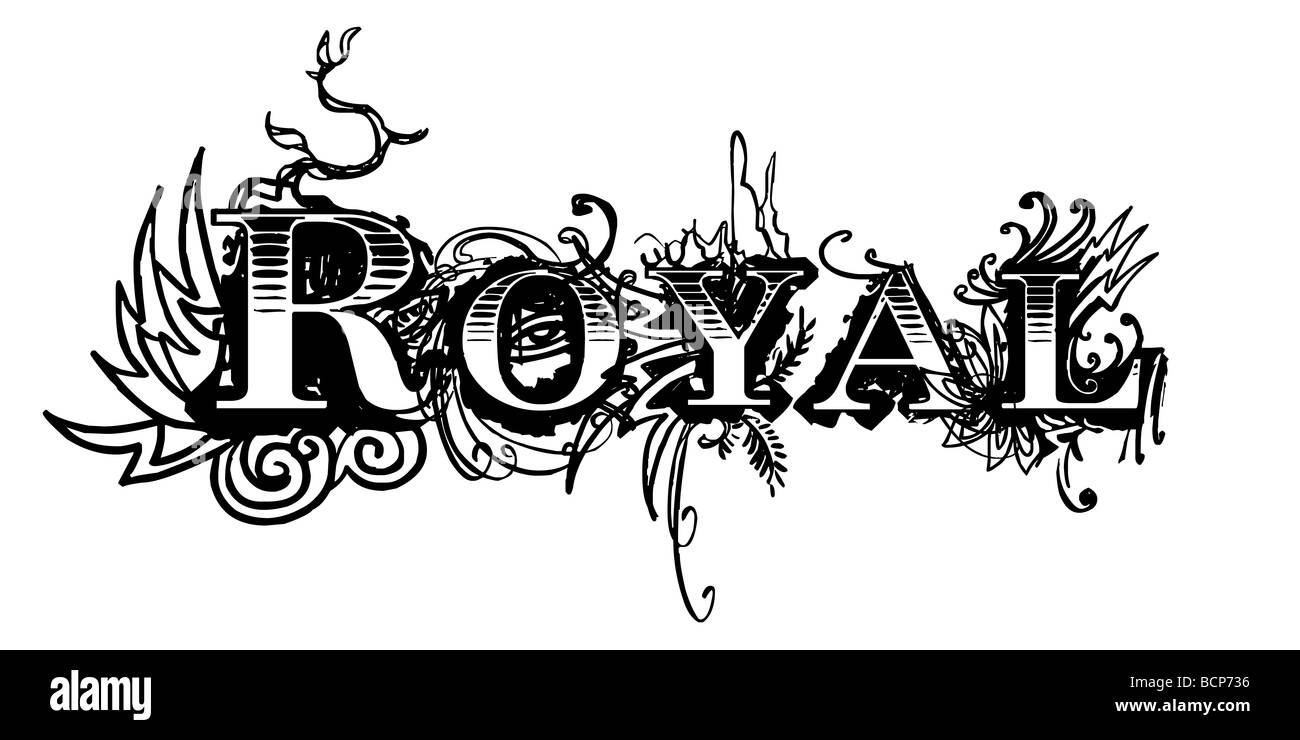 Word royal Cut Out Stock Images & Pictures - Alamy