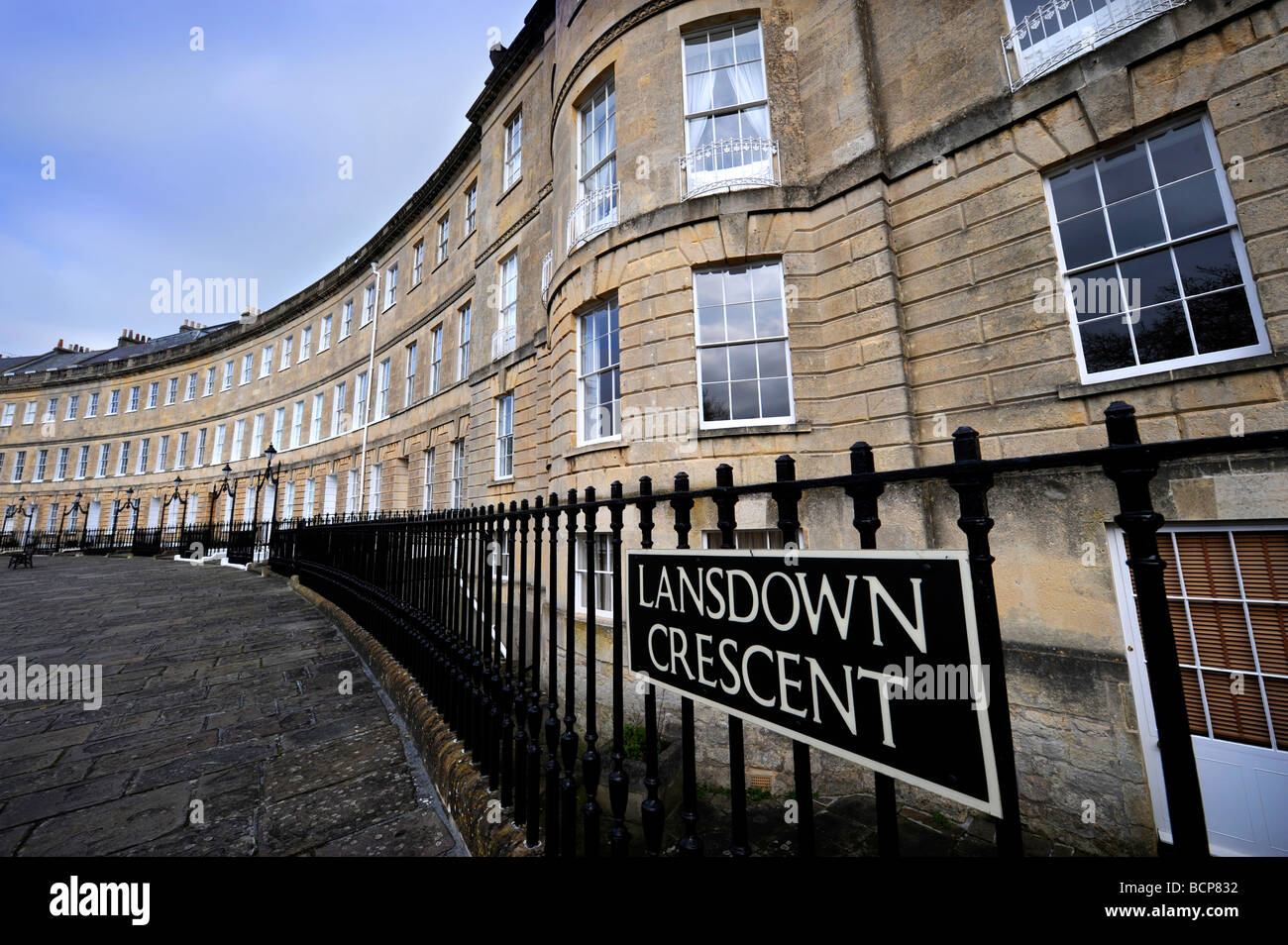 Lansdown crescent, bath hi-res stock photography and images - Alamy