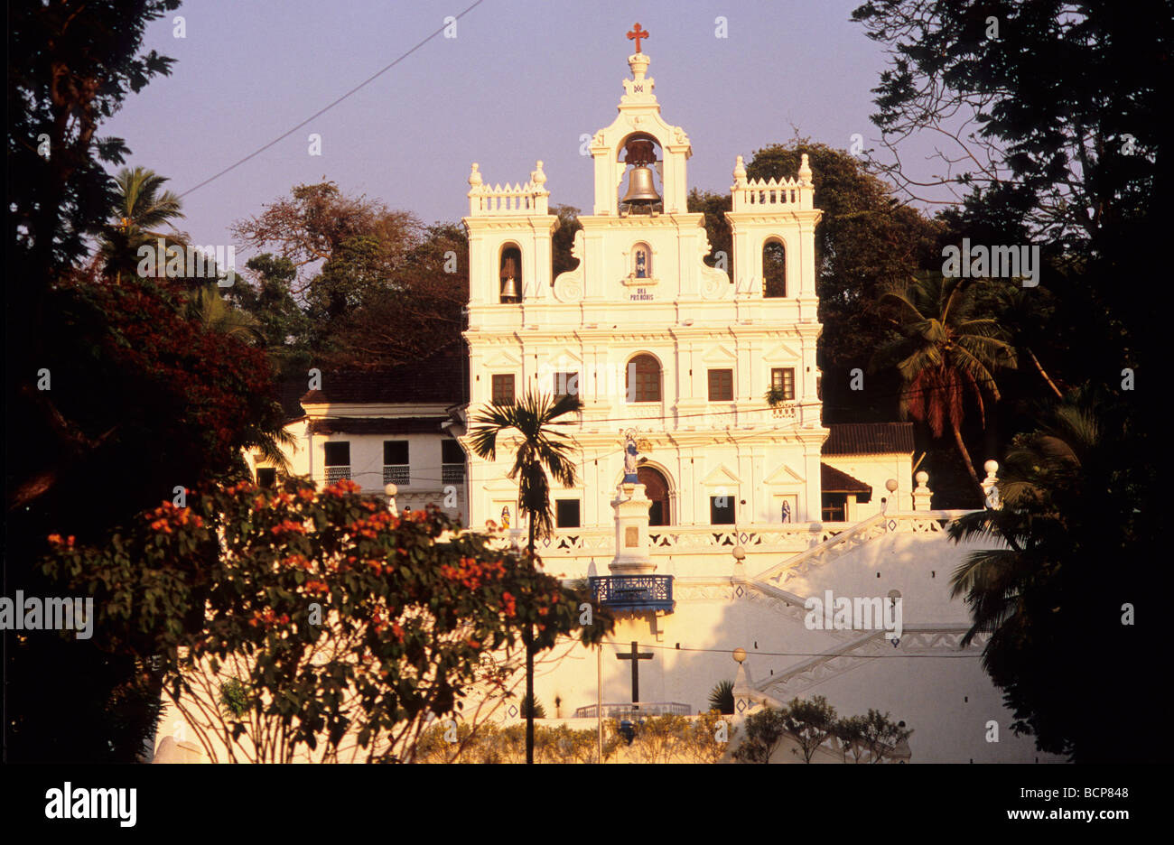 Church of Our Lady of the Immaculate Conception Panjim Goa India Stock ...