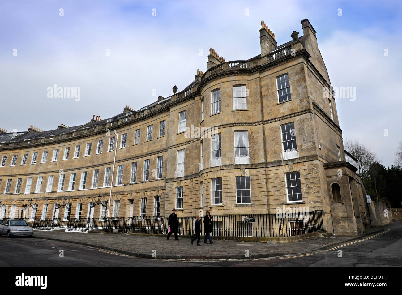 Lansdown crescent, bath hi-res stock photography and images - Alamy