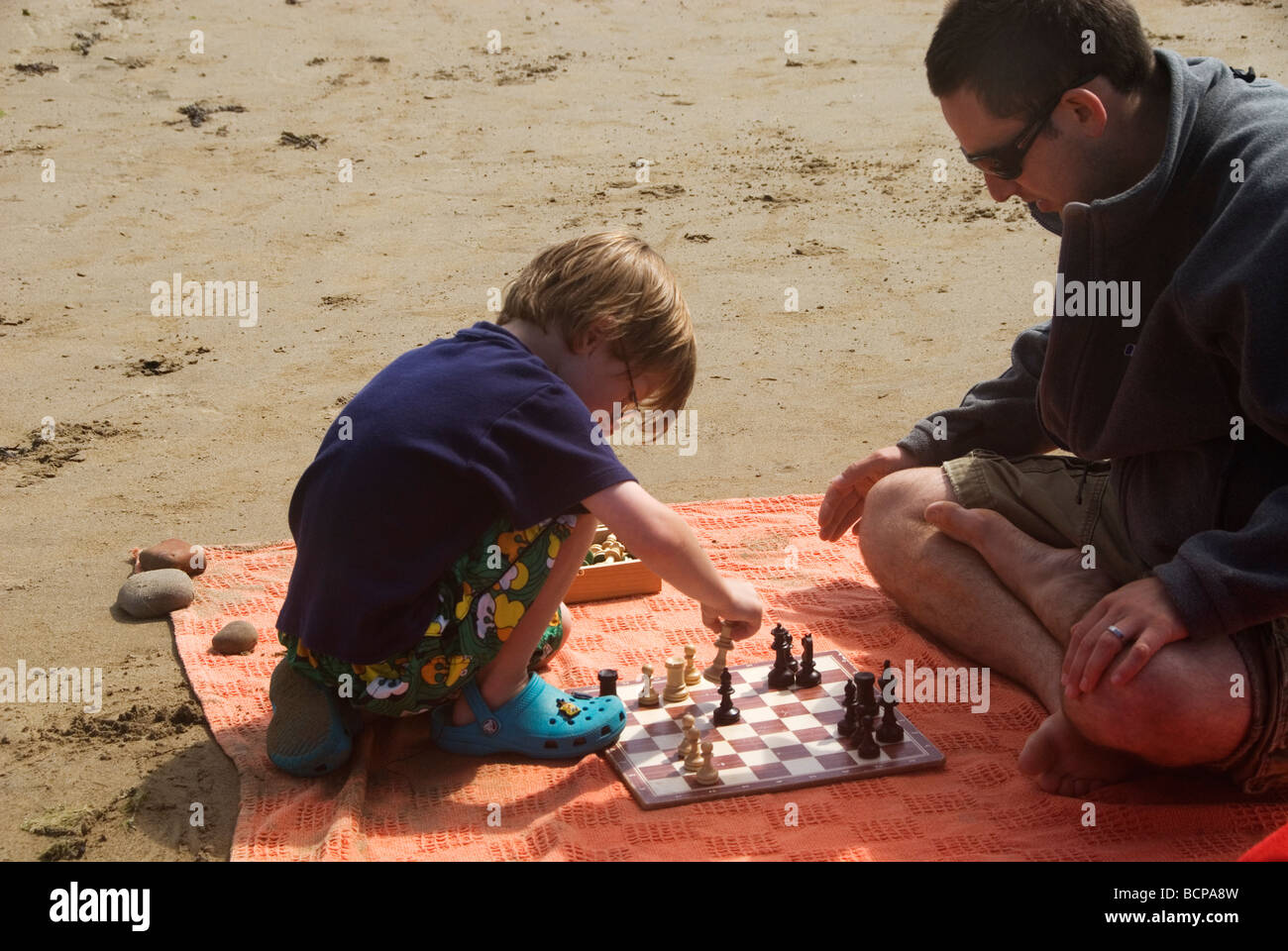 Chess game on the beach hi-res stock photography and images - Alamy