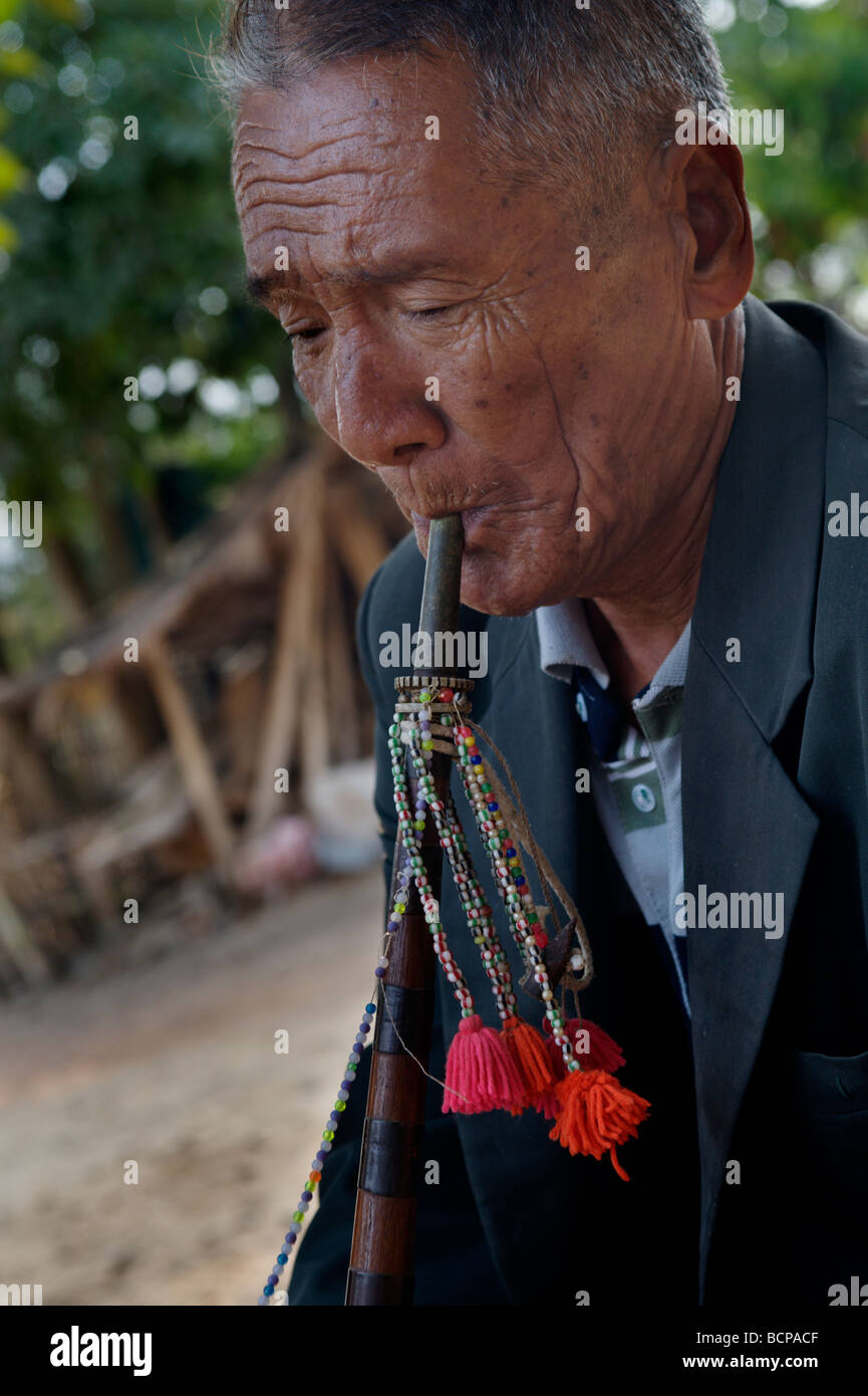 Old man playing instrument hi-res stock photography and images - Alamy
