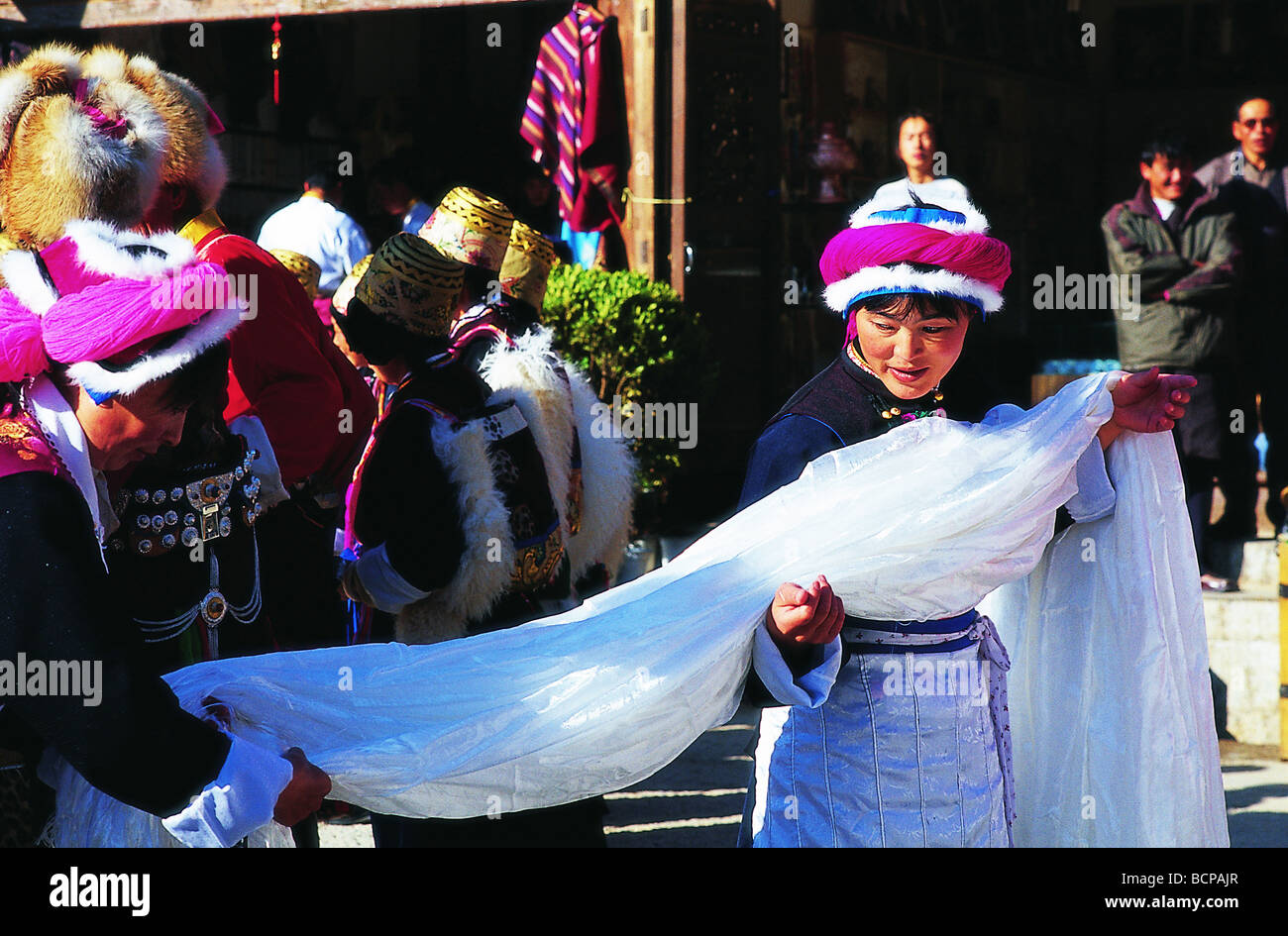 Tibetan Dukezong Ancient Town, Shangri-la County, DiQing Tibetan ...