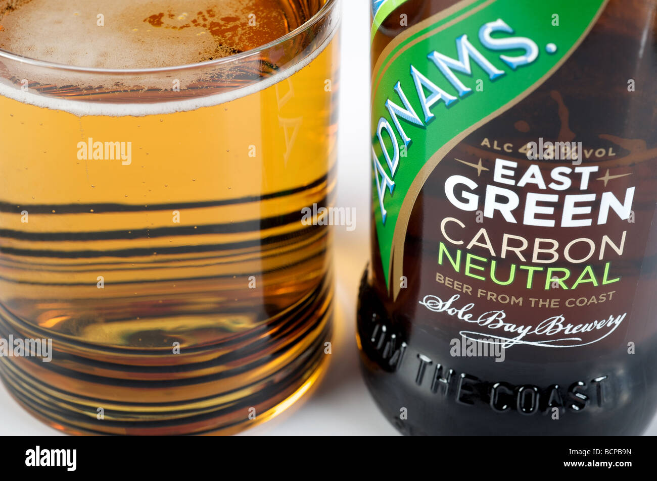 Adnams carbon neutral beer Stock Photo - Alamy