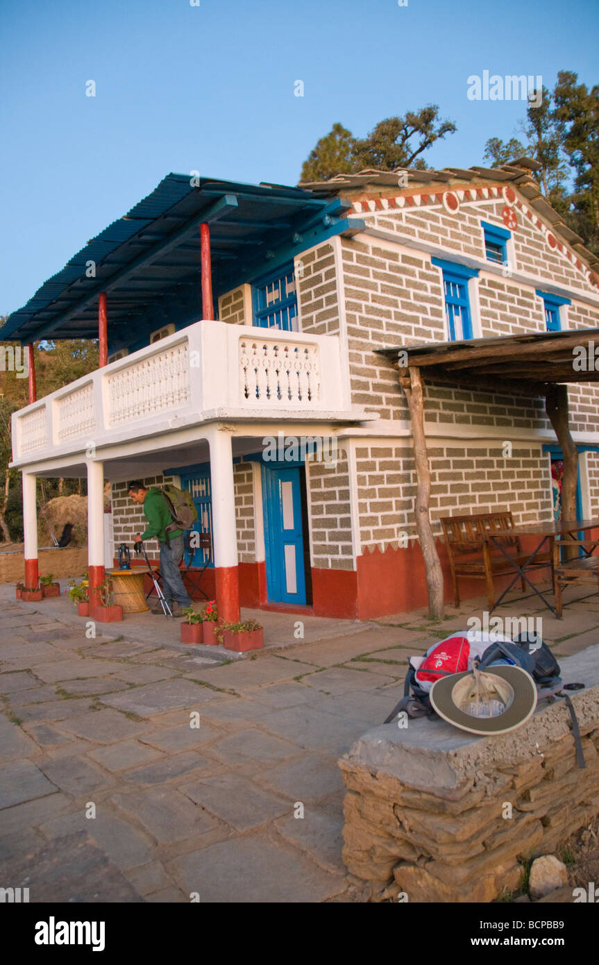 Typical Village House, Views of Himalayas, Foothills, Hill Stations ...