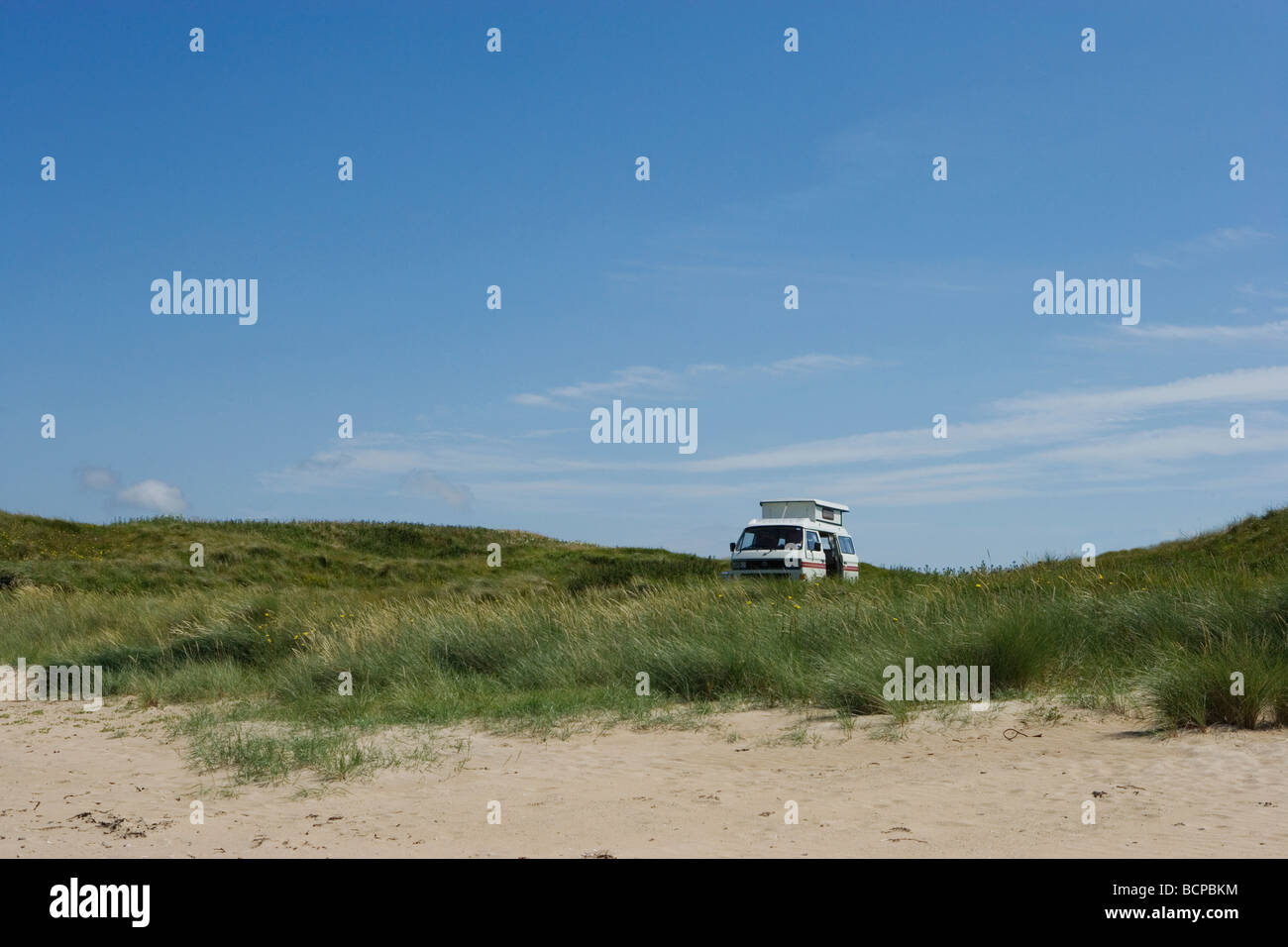CAMPING AT KINTRA BEACH ON ISLAY ARGYLSHIRE SCOTLAND Stock Photo - Alamy